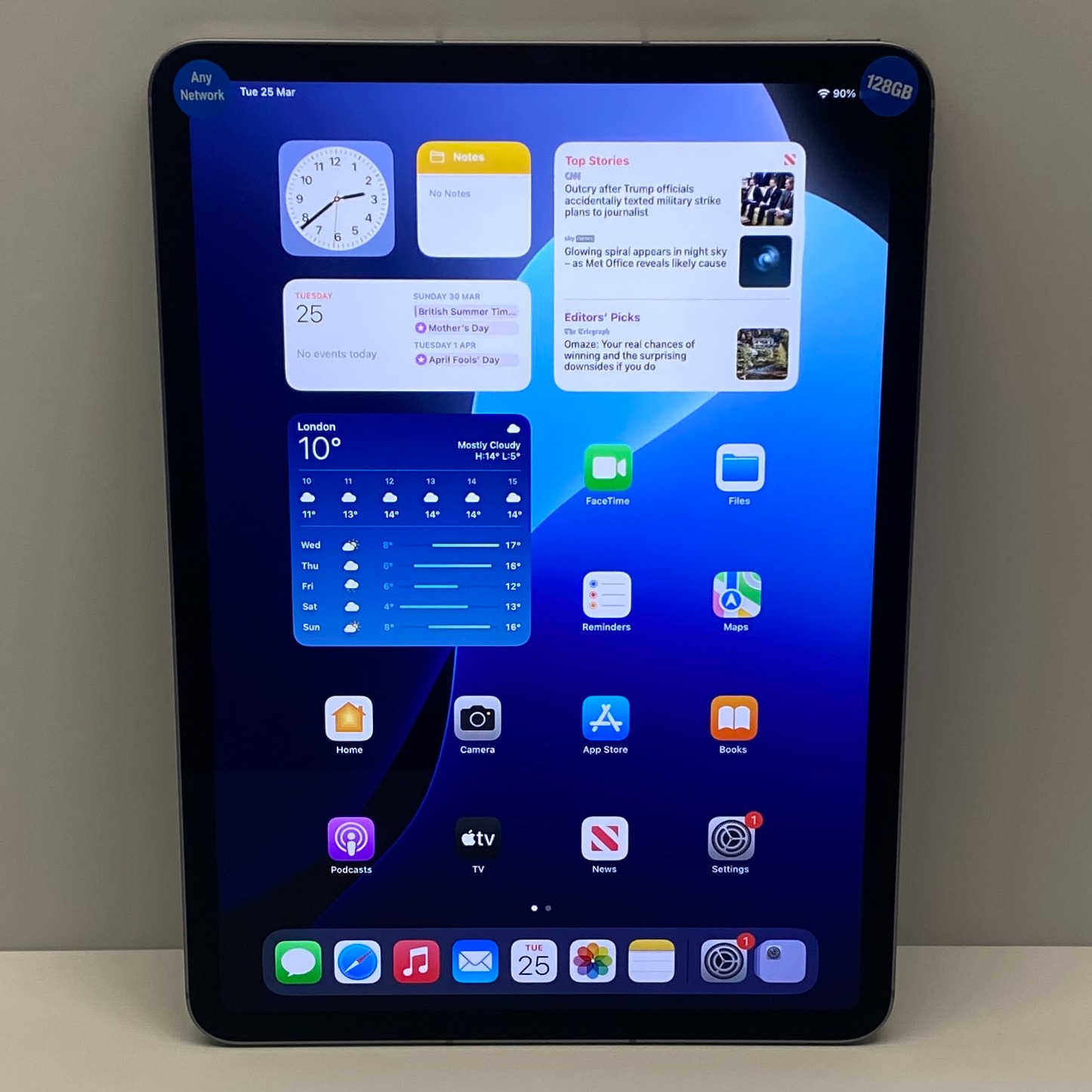 Pre-owned Apple iPad Pro 11 Inch 4th Generation Model A2761 128GB WiFi ...